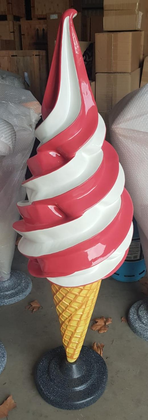 Glace Italienne Géante en résine 170 cm [PROMO CAR LEGEREMENT ABIMEE]